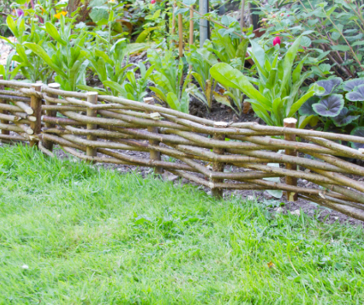 Hazel Hurdle Lawn Edging Border Garden Tidy Neat Edges Path Border ...