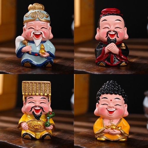 Resin God of Wealth Mascot Ornaments Home/Room/Car Decoration Feng Shui ...