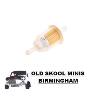 CLASSIC MINI IN-LINE FUEL FILTER SMALL ROVER AUSTIN COOPER MORRIS 998 ...
