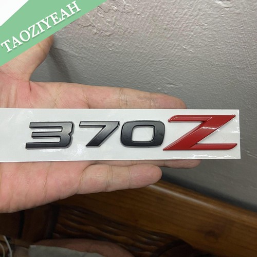 Black Red 370Z Letter Rear Bumper Trunk Emblem Badge For Nismo Fairlady ...