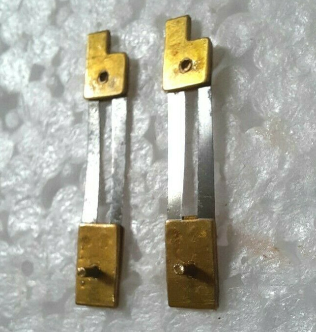 2x Brass Clock Pendulum Suspension Springs for French Clocks 29mm x 5mm ...
