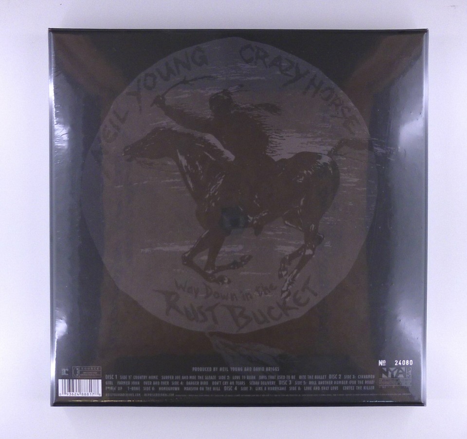 4x 12 " LP Vinyl Neil Young Way Down IN The Rust Bucket Limited ...