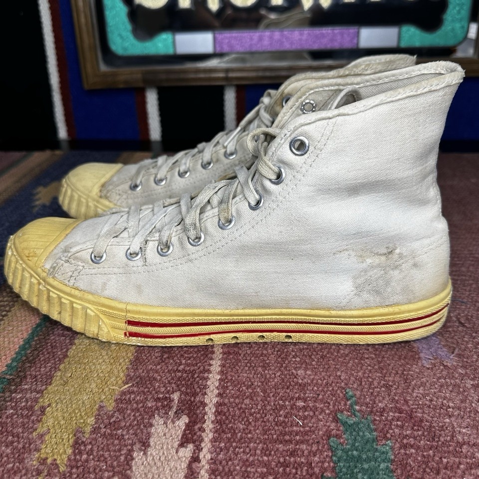 Keds Hi Top Sz 9.5 Vintage 60s 70s Keds White High Top | eBay