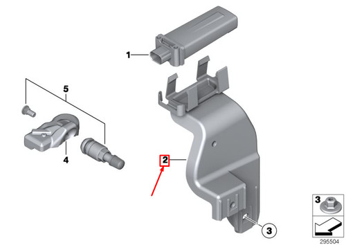 NEW MINI COUNTRYMAN R60 RDC CONTROL UNIT BRACKET 9808992 36109808992 ...