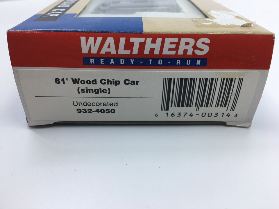 HO Walthers 932-4050 Undecorated 61’ Wood Chip Hopper Gondola Car | eBay