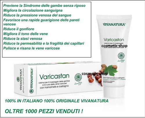 Varicastan PRODOTTO UFFICIALE IN ITALIANO gambe antinfiammatorio vene ...