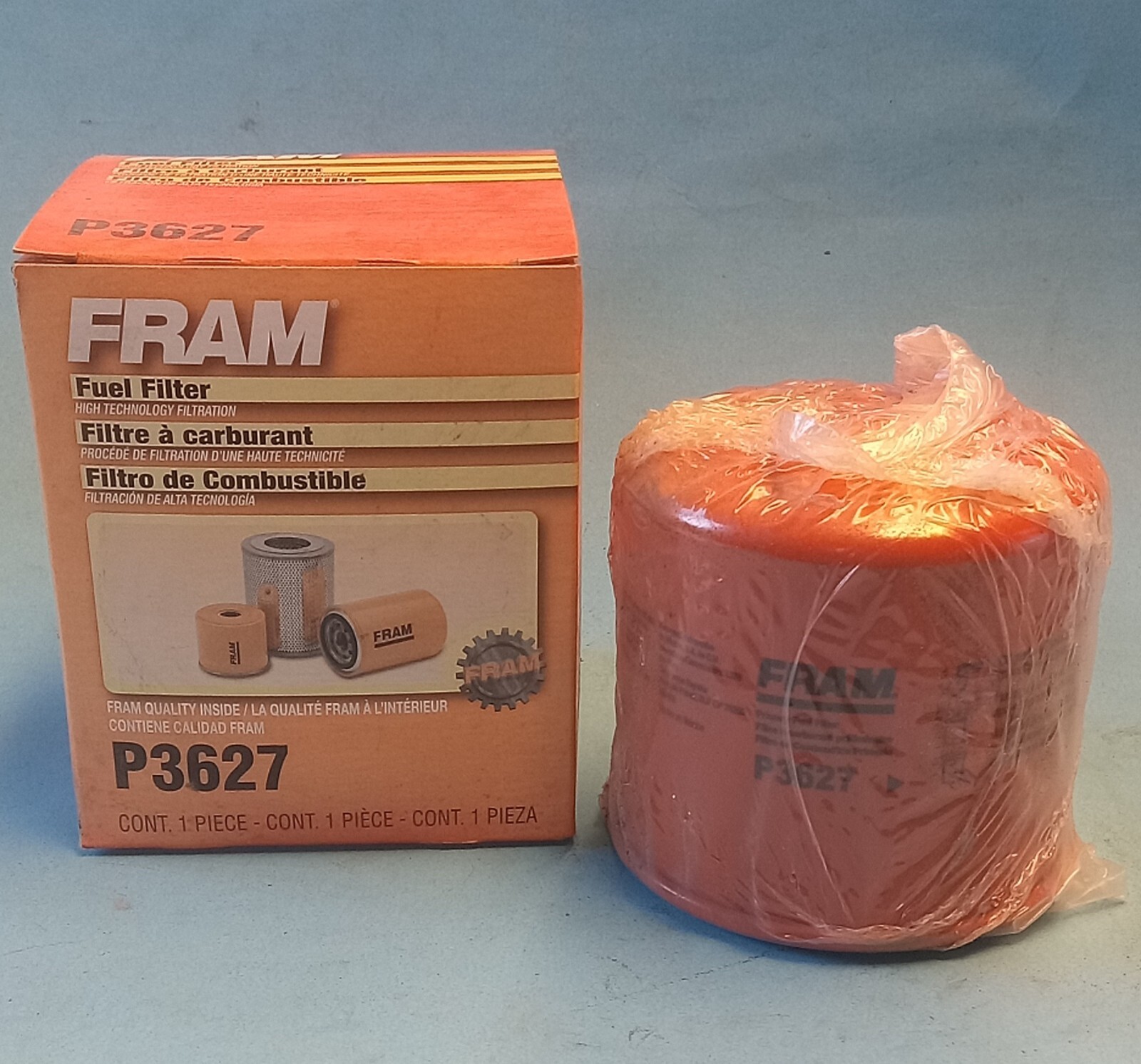 Fram P3627 - Fuel filter cross reference
