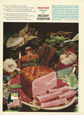 1974 Hormel Ham Christmas Holiday Food vintage print ad 70's ...