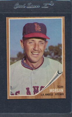 1962 Topps #011 Tom Morgan Angels EX/MT *5936 | eBay