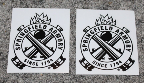 LOT OF 2 SPRINGFIELD AMORY Decal Sticker 4" X 5" | eBay