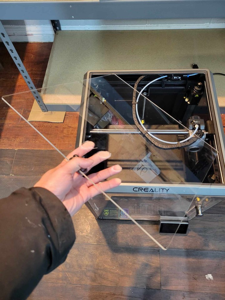 Creality K1 Max Acrylic Front and Top Door Replacement - Durable ...