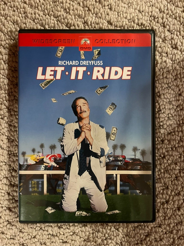 Let It Ride (DVD, 2001, Widescreen) with insert OOP Richard Dreyfuss ...