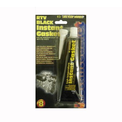 BLACK Silicone RTV Instant Gasket Rubber Sealant Waterproof Adhesive ...