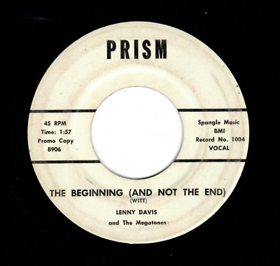 TEEN-LENNY DAVIS/THE BEGINNING (AND NOT THE END)/MY ONLY GIRL (ONE ...