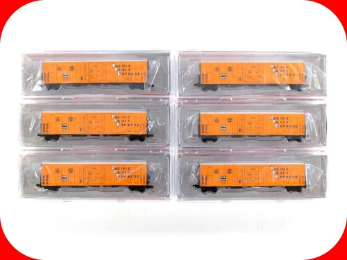 N Scale *PACIFIC FRUIT EXPRESS* UP-SP Reefer 6-Car Set, Intermountain ...