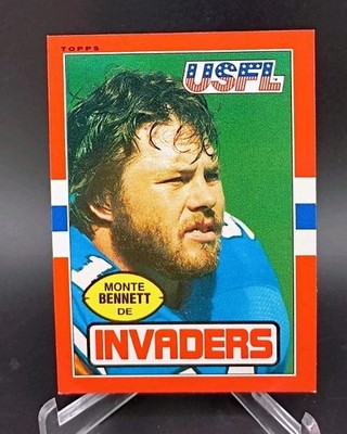 1985 Topps USFL - Monte Bennett #88 (RC) | eBay