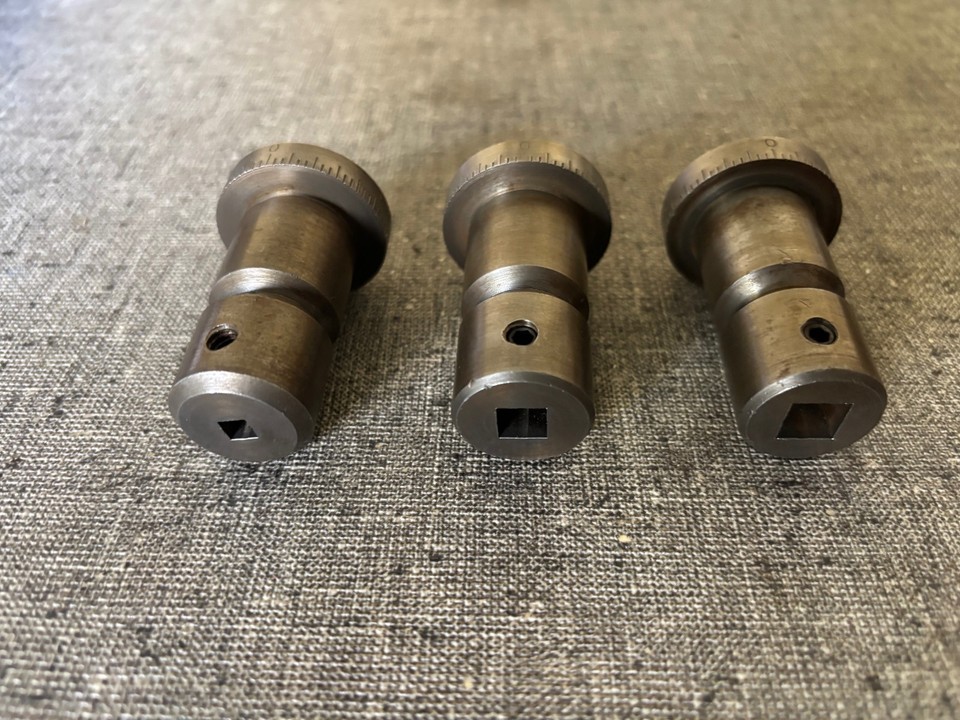 (3) SOUTH BEND LATHE ORIGINAL TOOL BIT 3/16, 5/16" & 3/8" GRINDING ...
