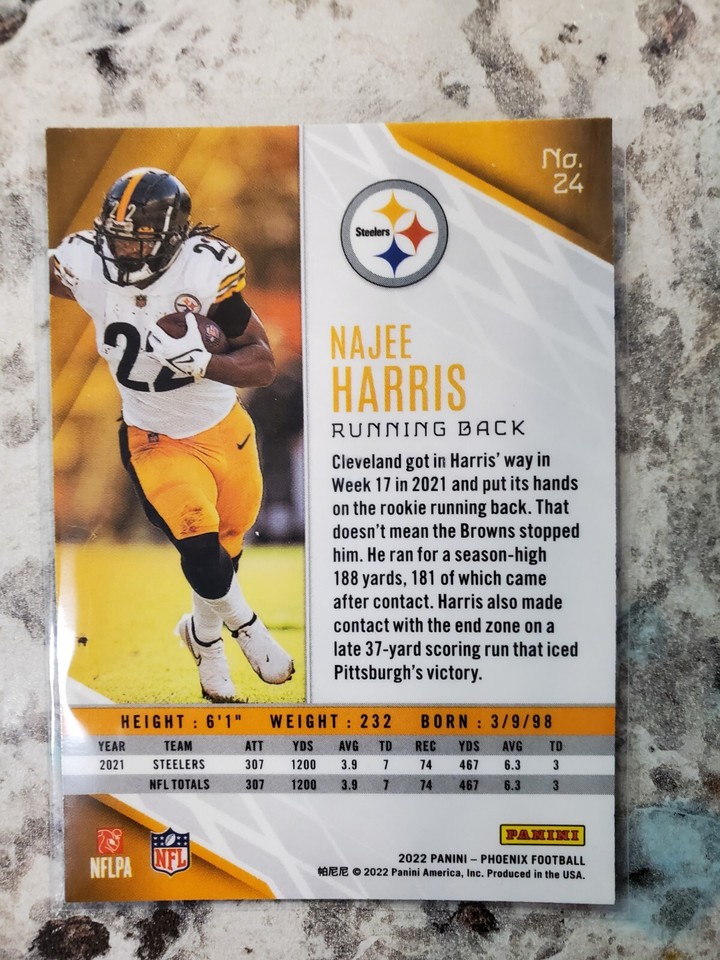 2022 Phoenix Najee Harris #24 Base | eBay