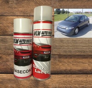 HONDA SPARKLE SILVER NH684P 2K SOLVENT BASECOAT MIXED AEROSOL SPRAY ...