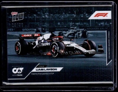 2022 Topps Now Formula 1 F2 #048 Liam Lawson First Points F1 Rainbow ...