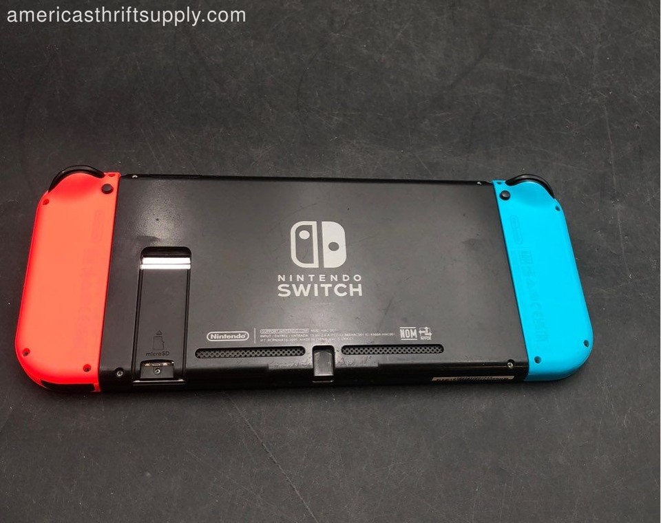 Nintendo Switch Console w/ Neon Red Blue Joy-Cons & Dock HAC-001 | eBay