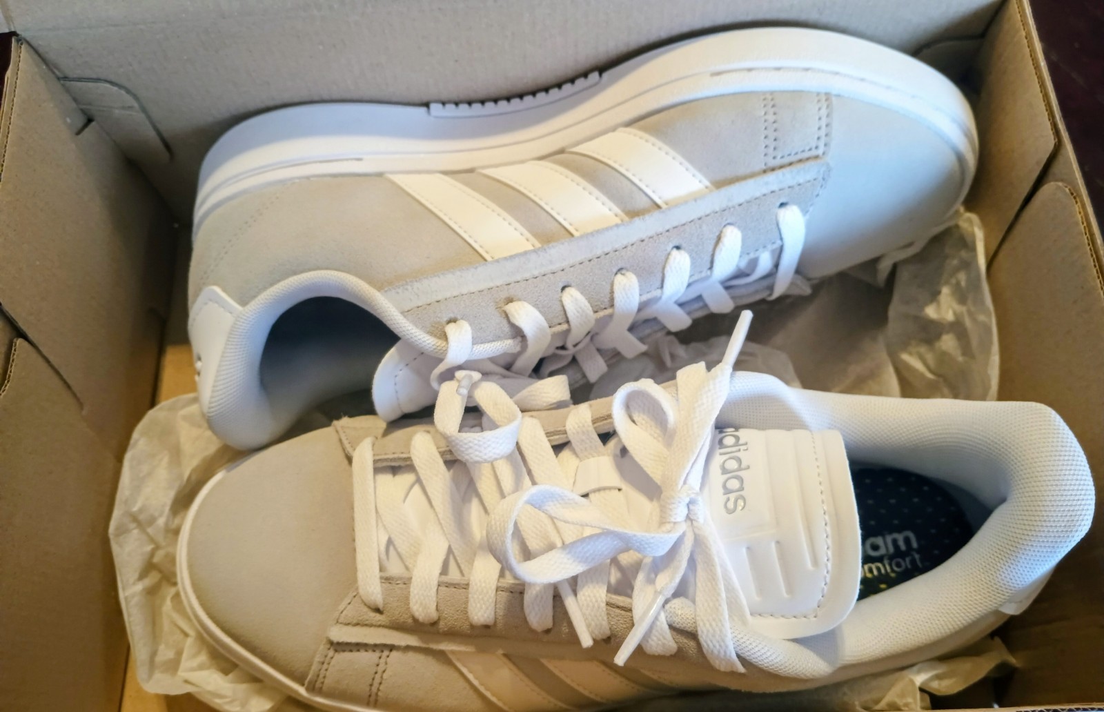 Adidas Grand Court Alpha Grey Gray 8.5 Mens IE1454 | eBay