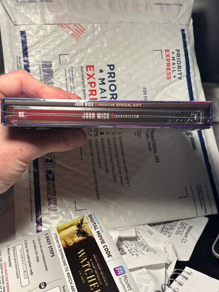 NEW JOHN WICK 3 4K UHD LENTICULAR STEELBOOK! NOVAMEDIA NE028 SUPER LOW ...