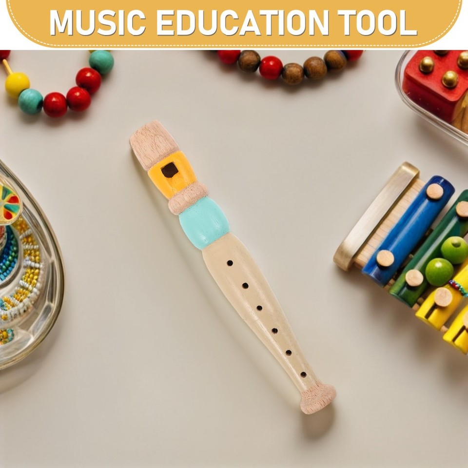 Wood Flute Kids Musical Instruments for Toddlers Children Toy Flutes ...