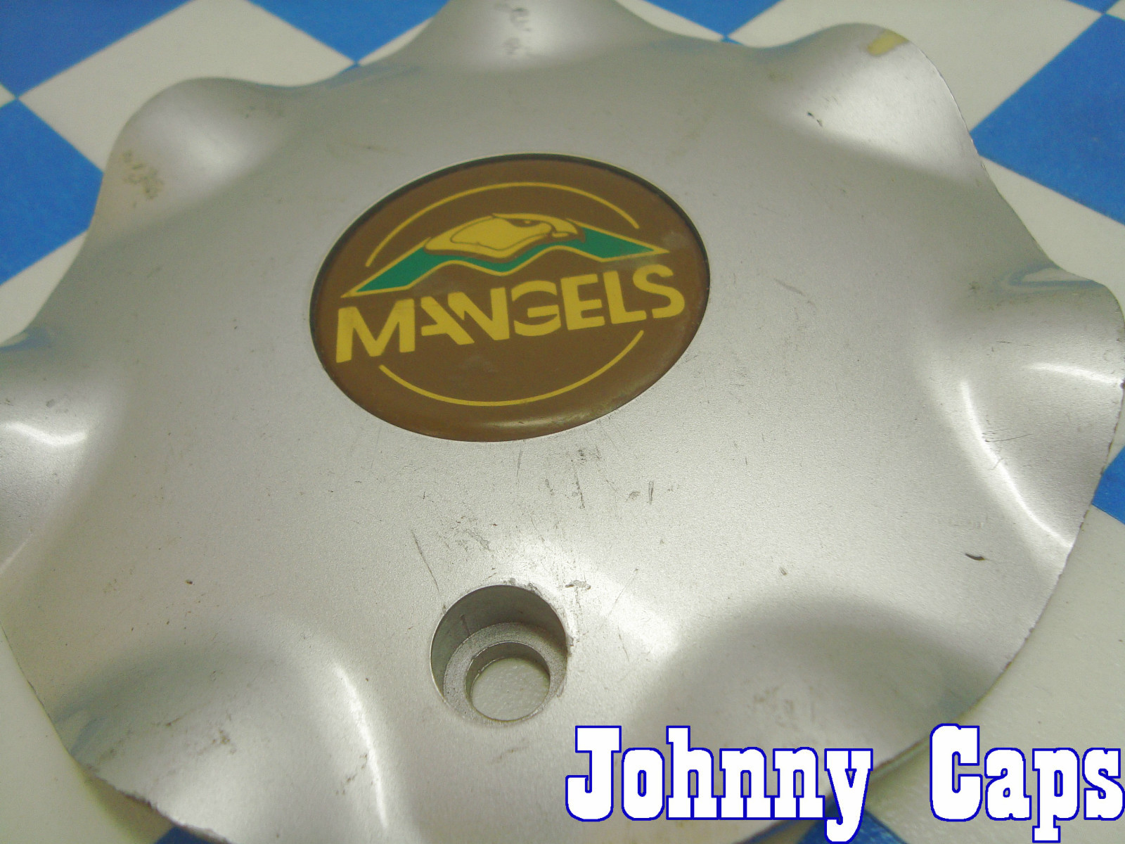 Mangels Wheels Silver Center Caps #PDAC7436 Custom Wheel Center Cap (1 ...