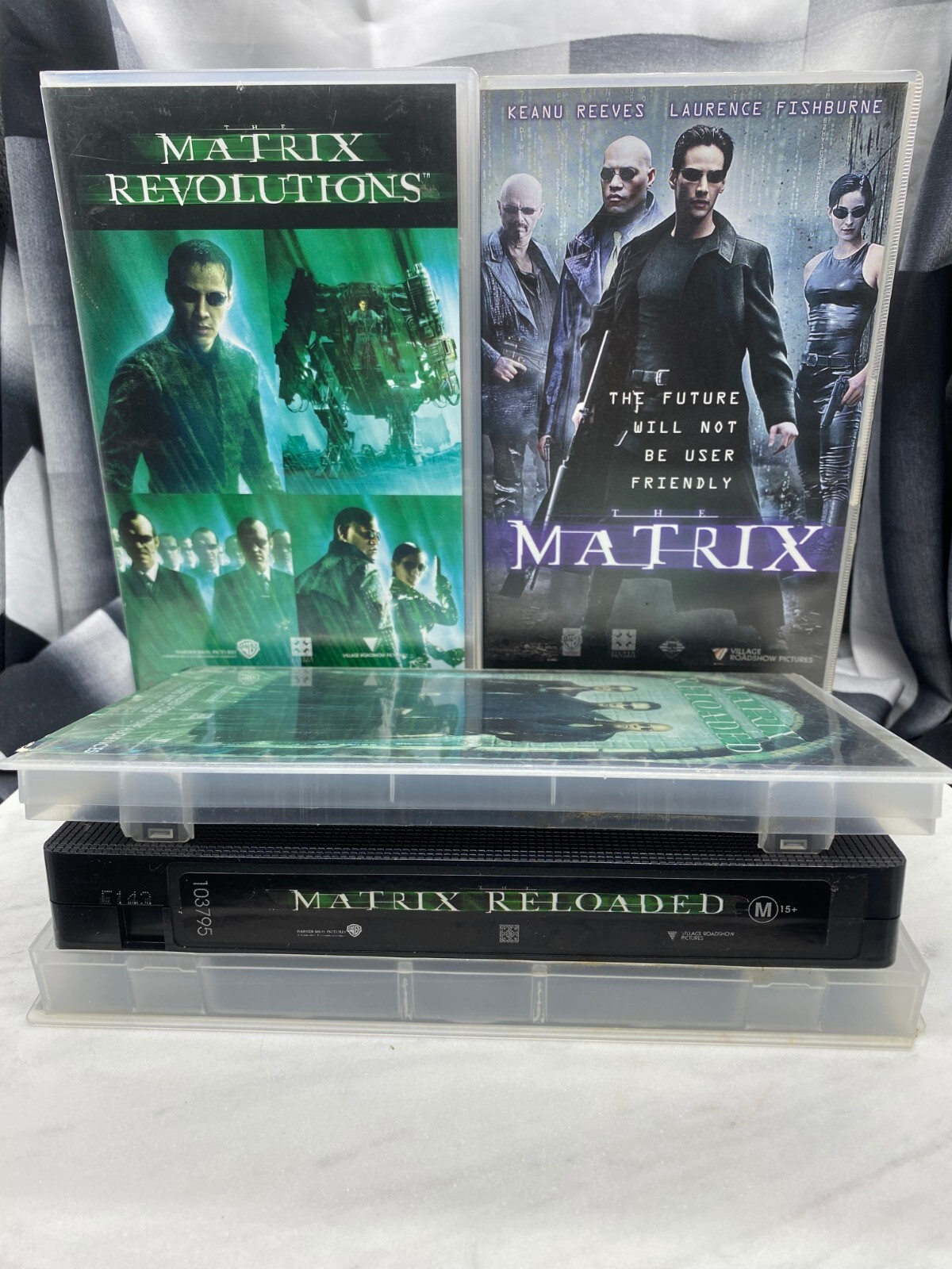 The Matrix + Reloaded + Revolutions [VHS] Roadshow Video Tape Bundle | eBay