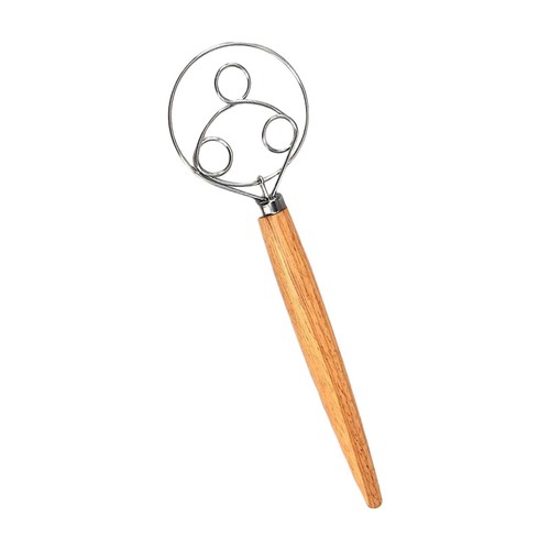 Danish Dough Whisk Bread Mixing Tool Wooden Handle Kitchen Baking Tools ...
