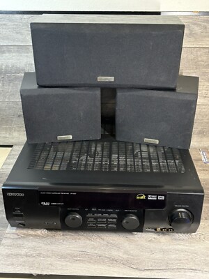 Kenwood AV Receiver VR-507 5.1 Channel Audio Video Receiver and 3 Sound ...