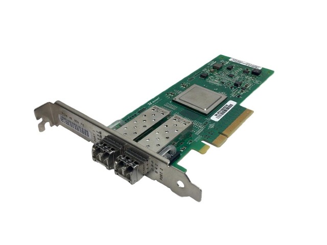 QLogic Qle2562-hp HP 8gb FC Fiber Channel Dual Port Pci-e HBA W/ 2x ...