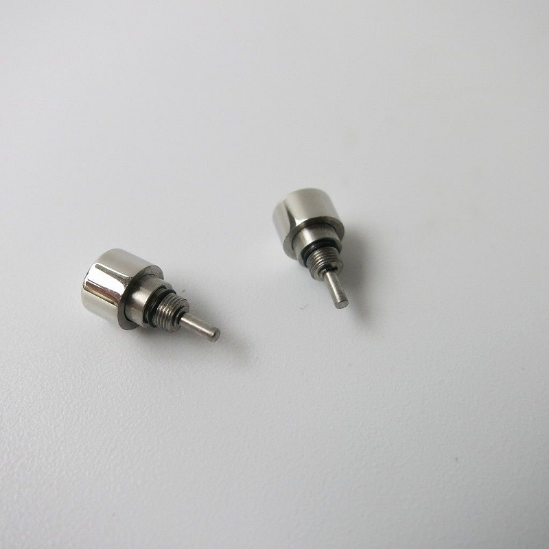 Classical Stainless Steel Screw In Type Watch Pusher Chronograph Button ...