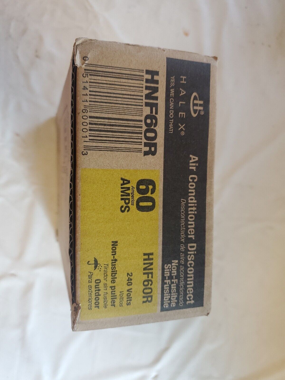 NEW Halex 60 Amp Non-Fusible Metallic AC Disconnect | eBay