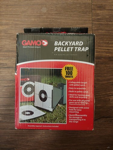 GAMO COLLAPSABLE CONE BACKYARD PELLET TRAP WITH PAPER TARGETS ...