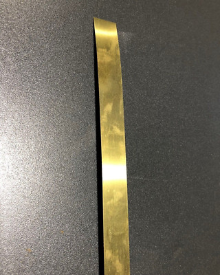 Brass Metal Strip Coil Roll 1mm x 19mm CZ108 HH Table Edging Inlay ...