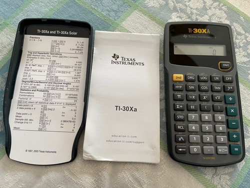 Texas Instruments TI-30Xa Scientific Calculator, TESTED & WORKING | eBay