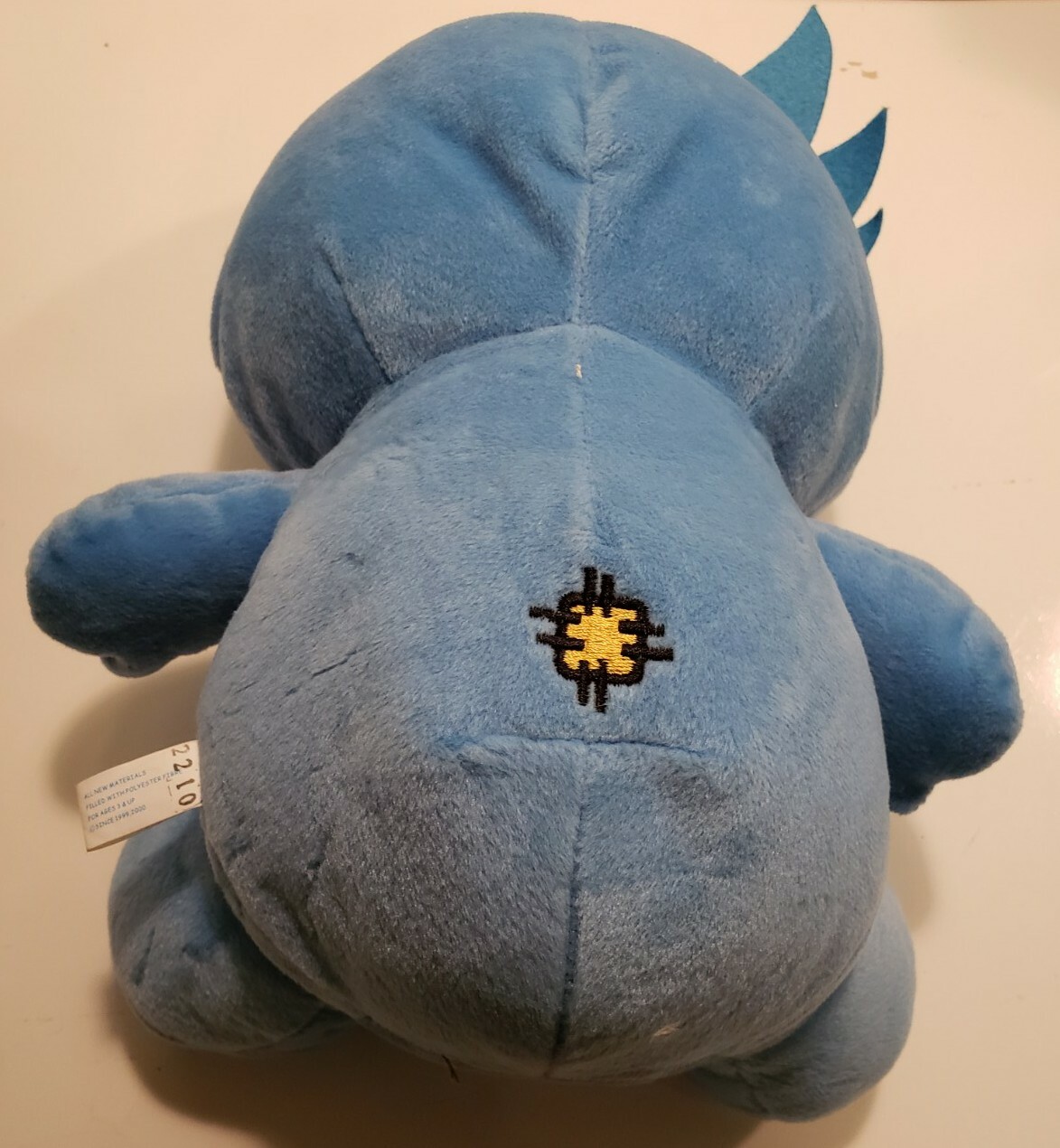 Code Blue Plush Animal With One Big Eye One Small & Bar Code On Tummy ...