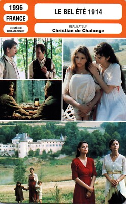 Fiche Cinéma - CHRISTIAN DE CHALONGE - BEL ÉTÉ 1914 (LE) - 1996 | eBay