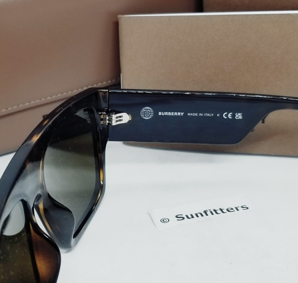 BURBERRY brown havana/dark brown MICAH BE4397U 300273 58 sunglasses NEW ...