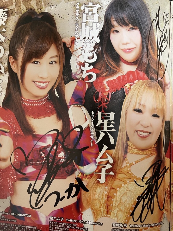 2018 Ice Ribbon Autograped Program Giulia Maya Yukihi Stardom Guidebook ...
