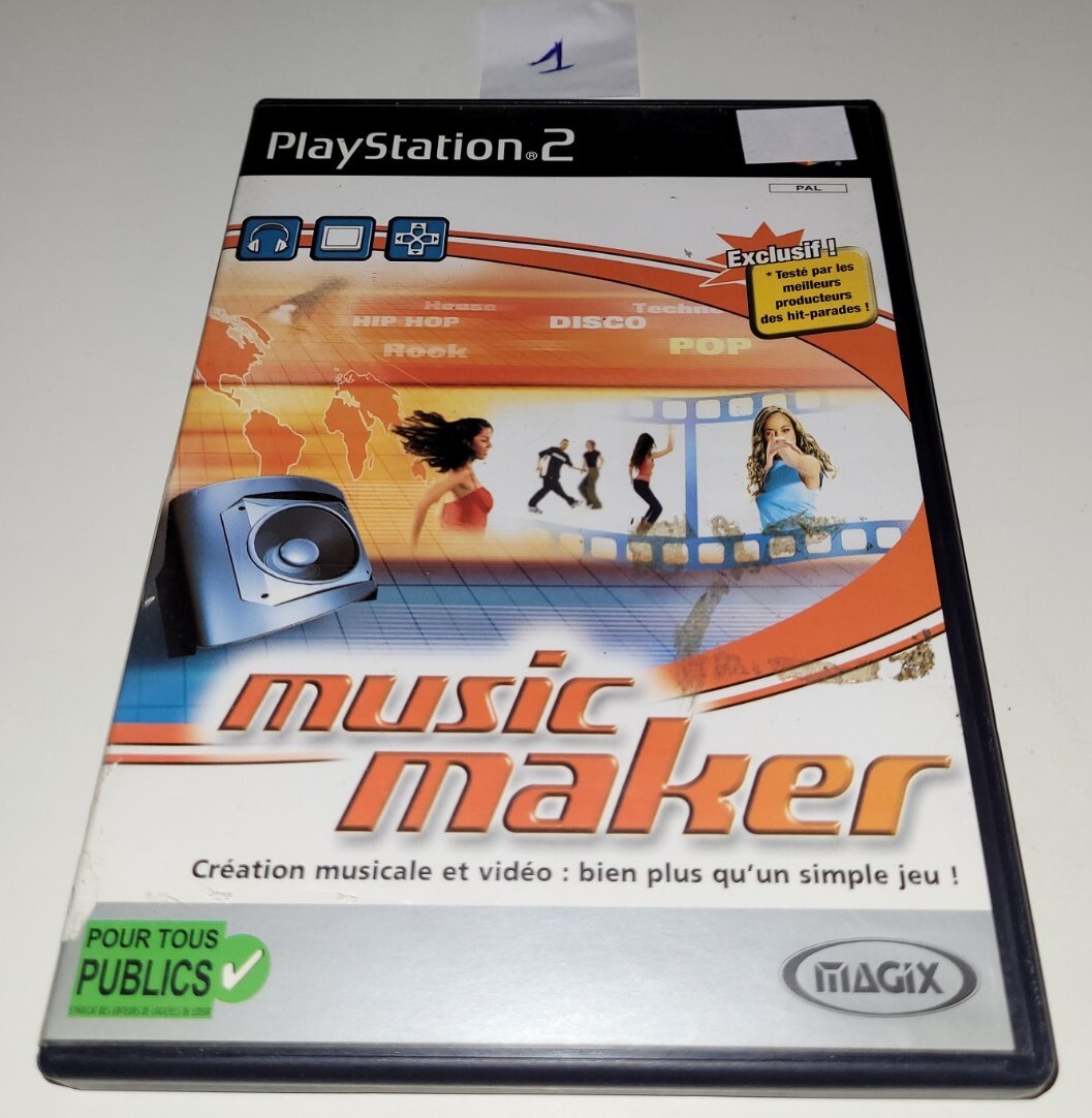 Magix Music Maker PlayStation 2 PAL - Prix - Photo - Présentation