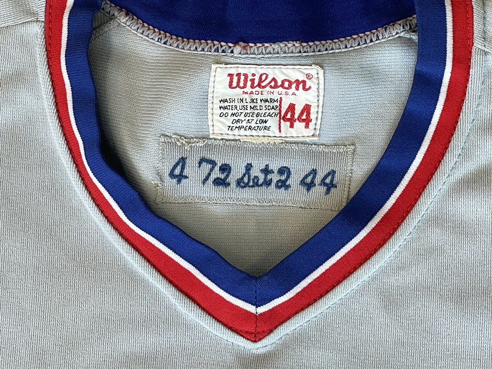1972 CHICAGO CUBS ALL ORIGINAL GAME USED JERSEY SUPER RARE 1 YEAR ONLY ...