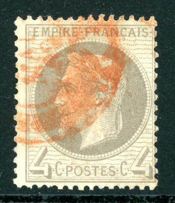 Timbre de France classique Napoléon n°27A Oblitération cachet à date ...