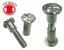 One Way Sex Bolt #10-24, Nut 1/2" & Screw 1/2” (SS18-8) - 10sets | eBay