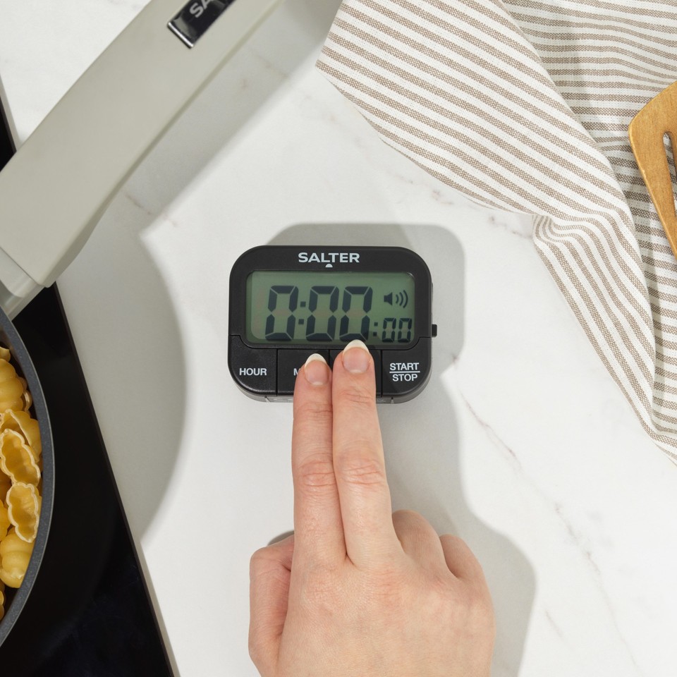 Salter Digital Kitchen Timer Loud Countdown Cooking Self Standing ...
