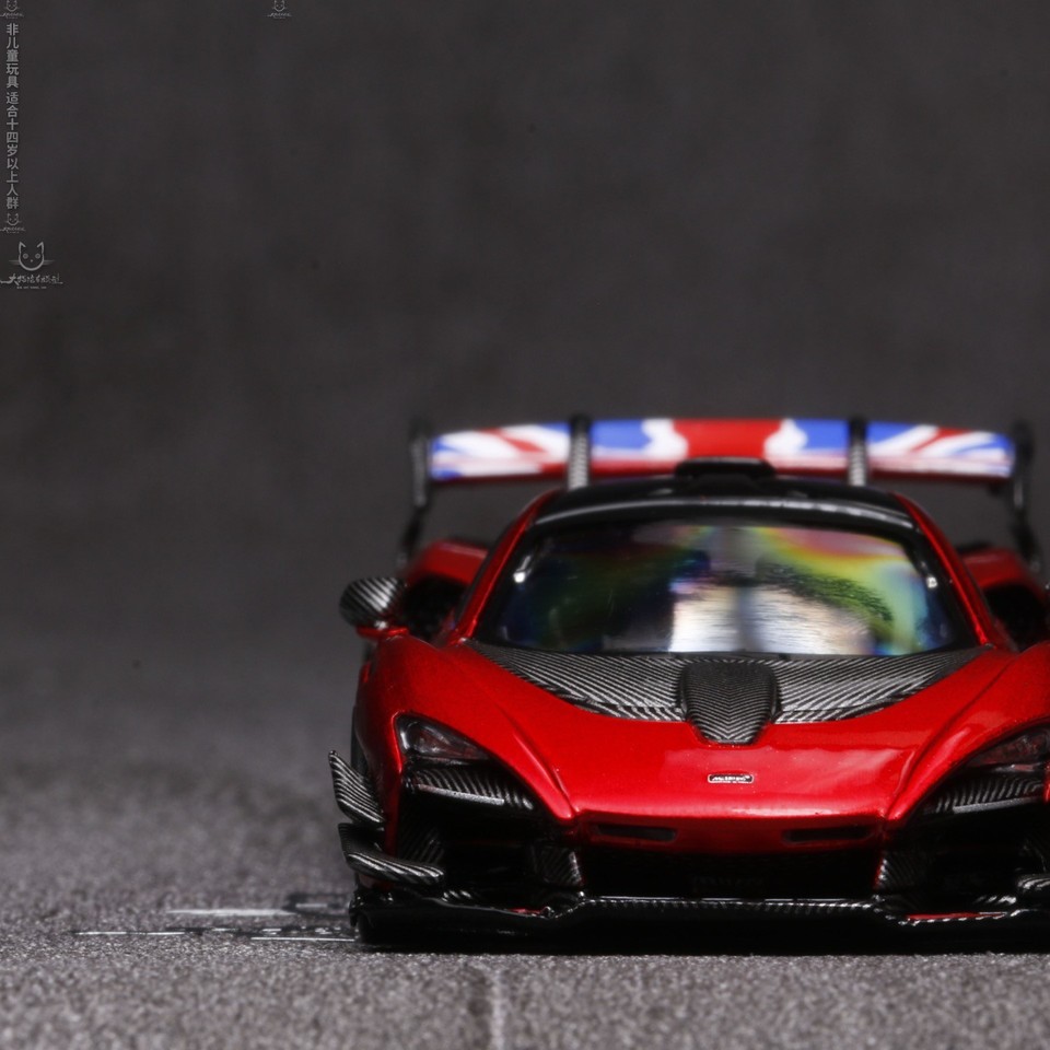 1:64 McLaren Senna GTR Metallic Red Alloy Diecast Model Car - Limited ...