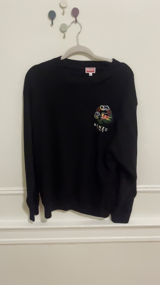 Kenzo Men’s Year Of The Dragon Sweater Size Medium In The Black Color ...