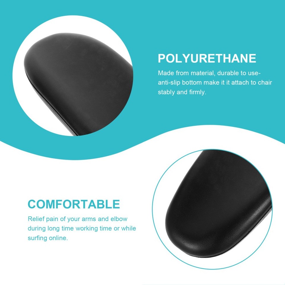 2pcs Office Chair Armrest Universal PU Replacement Chair Arm Pads | eBay UK
